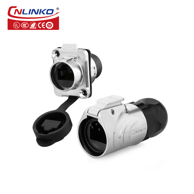 High Performance Plastic Waterproof Rj45 Panel Cable Connector Ethernet ...
