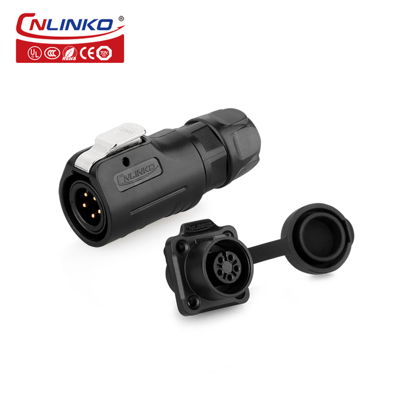 Water Resistance IP68 in Mated Cable Connector Outdoor Use M12 5 Pin ...