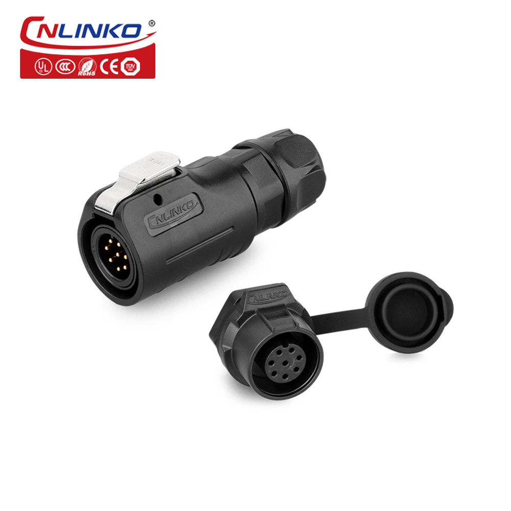CNLINKO M12 8pin Socket Ip68 Waterproof Power Connector for LED Screen ...